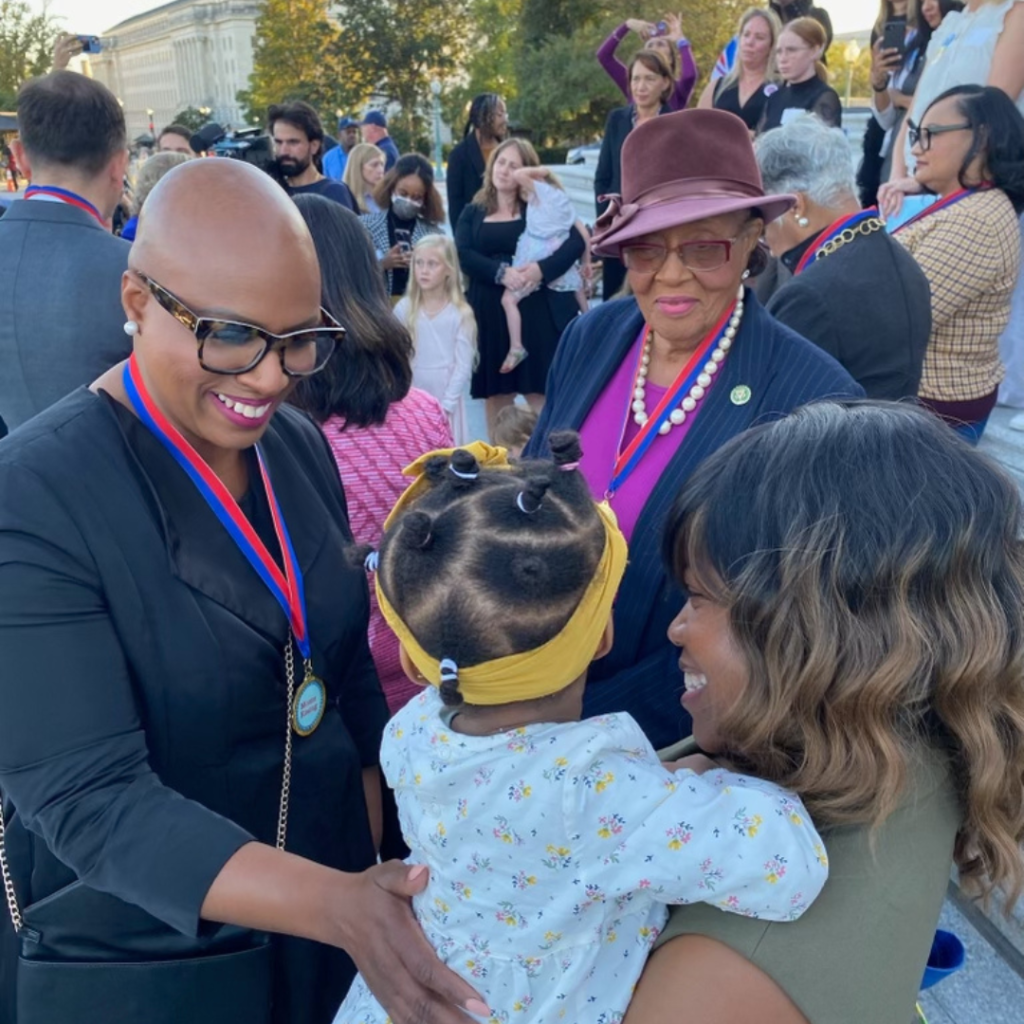 Danielle Wilson and Ayanna Pressley.png | MomsRising